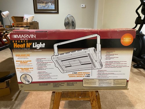 Marvin Quartz, Heat N' Light Radiant Heater, New! Never Used, In the ...