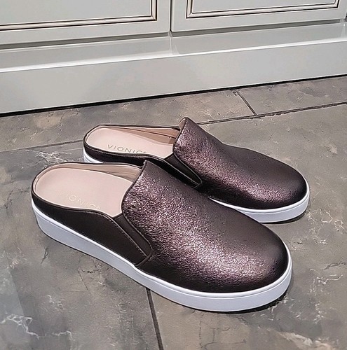 New Vionic Mule Womens 9 Wide Dakota Bronze Metallic Shoe Orthotic ...