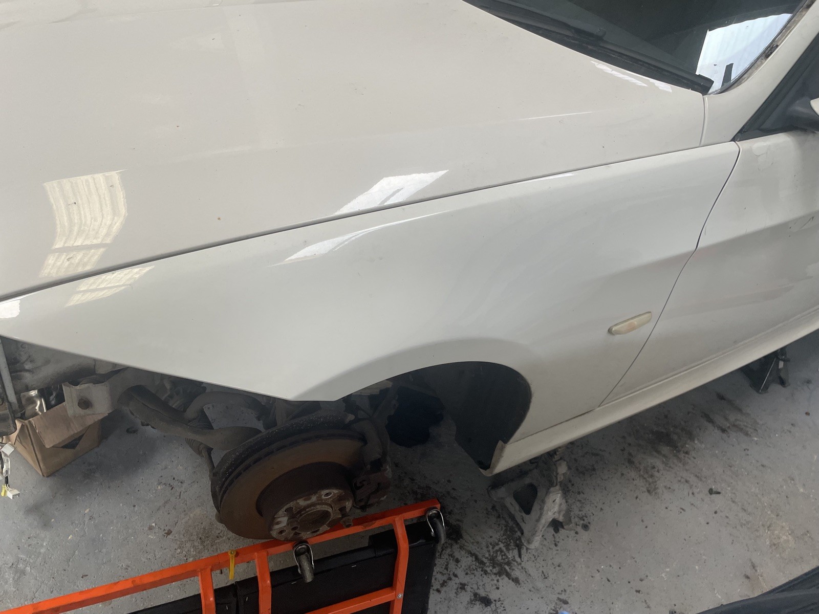 BMW 3 SERIES E90 E91 LCI FRONT PASSENGER SIDE WING Alpine White | eBay UK