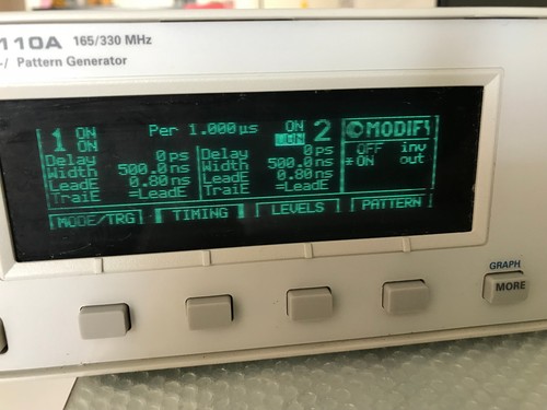 HP / AGILENT 81110A with two 81112A Output Module 330 MHz Pulse Signal ...