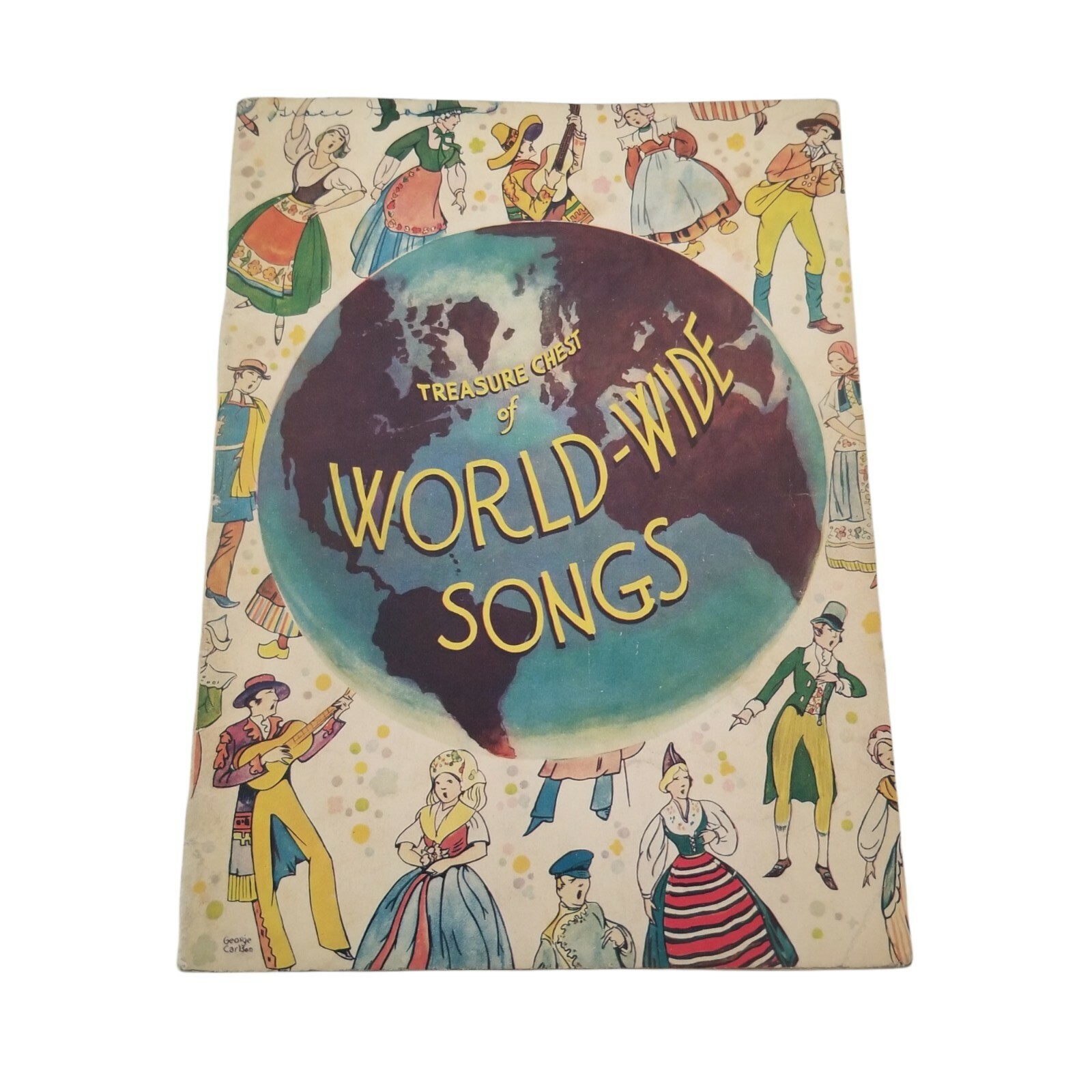 Treasure Chest of World-Wide Songs 1936 Music Book USA Printed Vintage ...