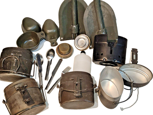 Swedish Army Trangia Cookset Accesories M40 Cutlery Shovel Kuksa ...