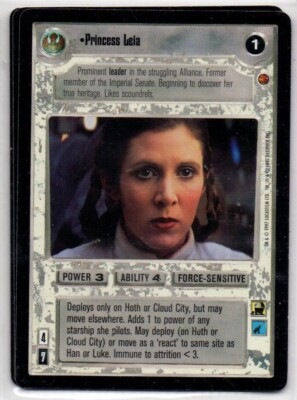 Decipher Star Wars CCG Cloud City Edition Princess Leia | eBay