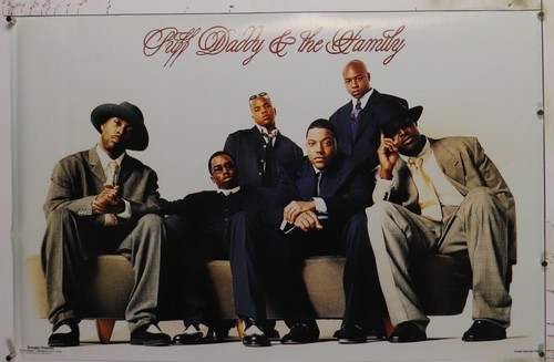 PUFF DADDY & the family rare poster 22.50"X34" NOS (b90) | eBay