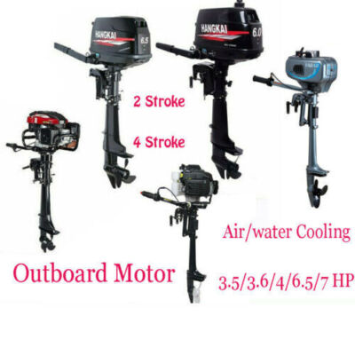 HANGKAI 3.5 4 6 6.5 7 HP Outboard Motor Boat Engine 2/4 Stroke Water ...