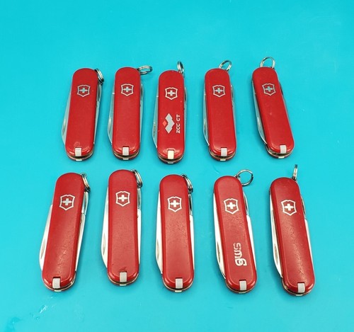 Lot of 10 Victorinox Classic Swiss Army Knife Multi Tools! | eBay