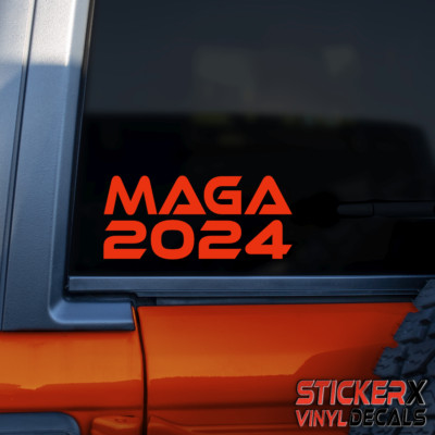 MAGA 2024 Trump Presidential Conservative Car Decal Window Bumper ...