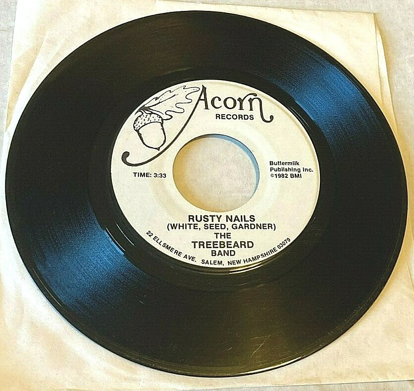 The Treebeard Band - Rusty Nails/A Second Chance 45 Acorn NH rural rock ...