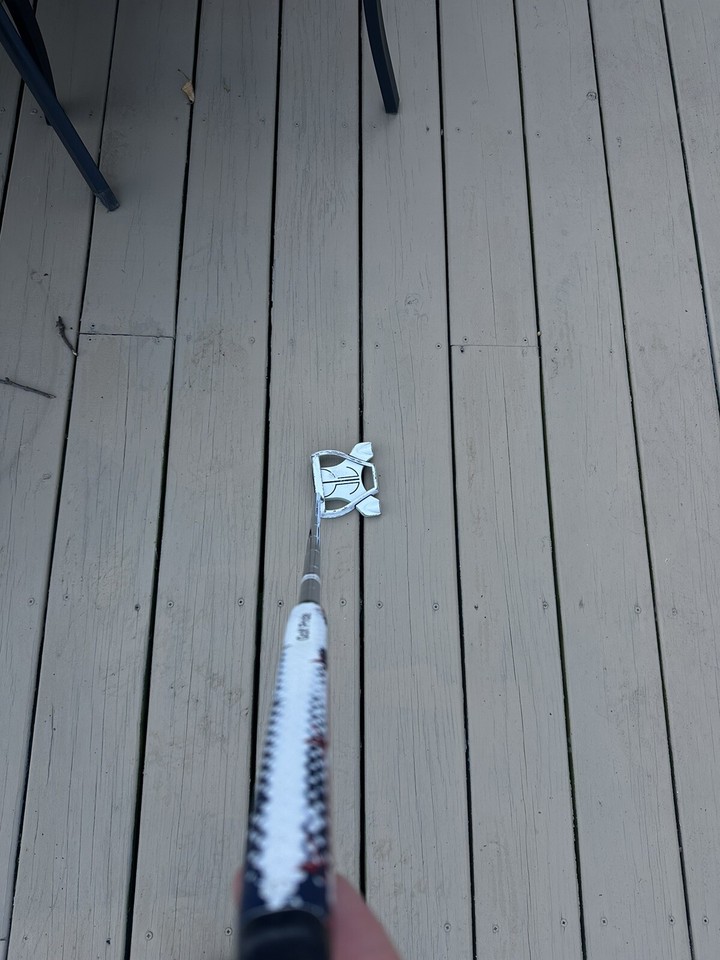 Taylormade Spider Ghost Putter 34" American Flag Golf Pride Grip With ...