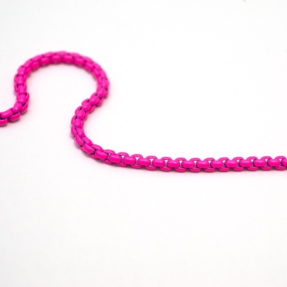 DAVID YURMAN New Ladies Bel Aire Box Chain 41" Toggle Necklace in Neon ...