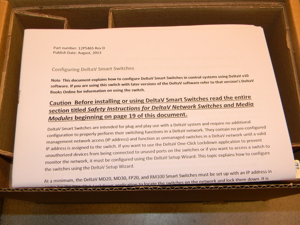 Emerson MD20-16 Smart Ethernet Switch Mod. (VE6042S4C1) New in Box | eBay