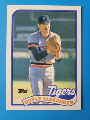 Doyle Alexander Baseball Card -- 1989 Topps #77 -- Detroit Tigers | eBay