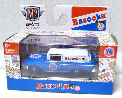 M2 Machines Bazooka 75th Anniversary 1957 Chevrolet Sedan Delivery 1:64 ...