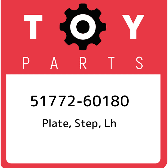 51772-60180 Toyota Plate Step LH 5177260180 Genuine OEM Part for sale ...