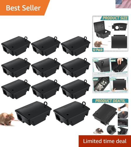 Rat Bait Station Traps with Key Rodent Trap Alternative for Eliminating ...