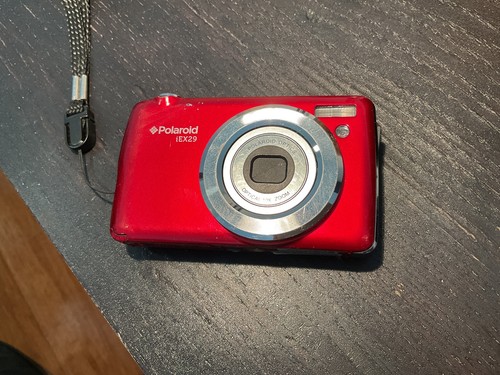 Polaroid IEX29 18MP Digital Camera Red w/ Battery - Tested & Working ...