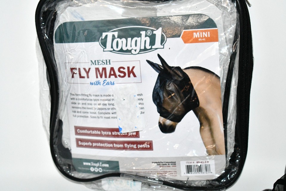 Tough 1 Fly Mask with Ears – Miniature Size, NWT Brand: Tough 1 Size ...