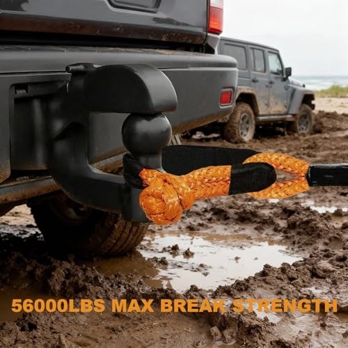 Synthetic Soft Shackles Tow Recovery - Offroad Soft Shackle Recovery 22 ...