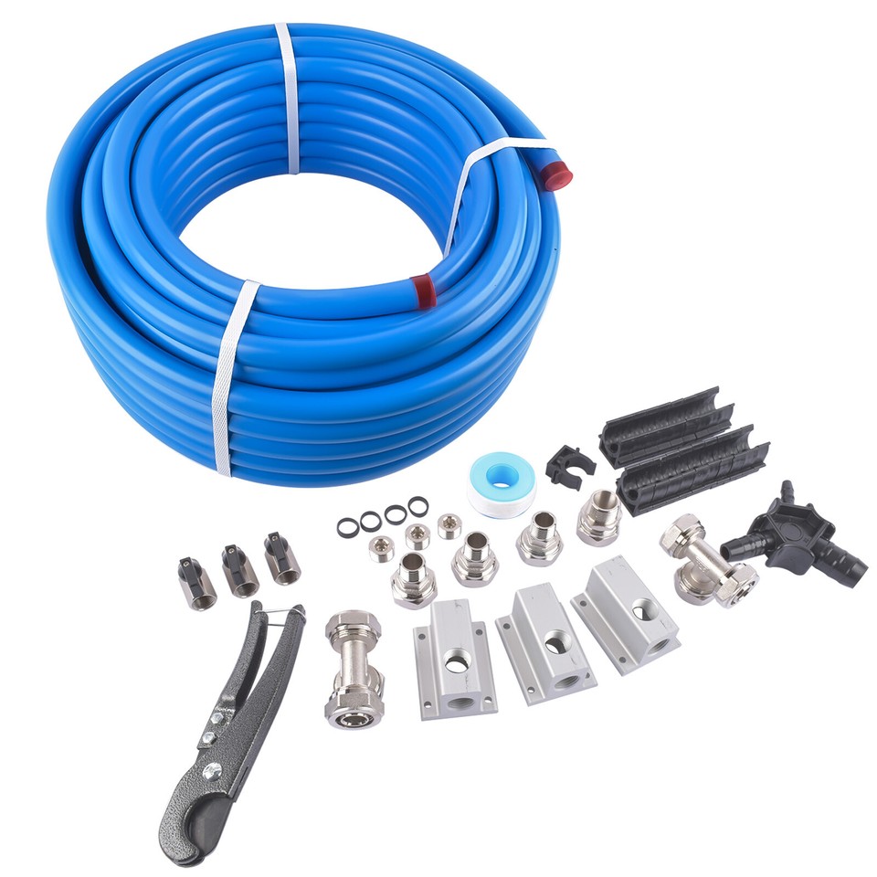 Compressed Air Line System Master Kit Shop Piping Kit for M7500 3/4 ...