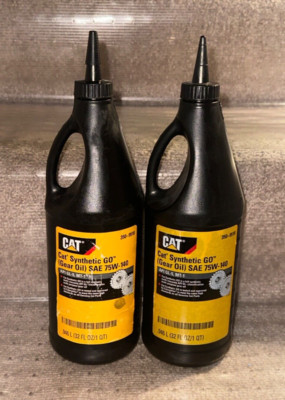 CAT Synthetic GO Gear Oil SAE 75W-140 | 1qt | Lot of TWO~ | Pack of 2 ...