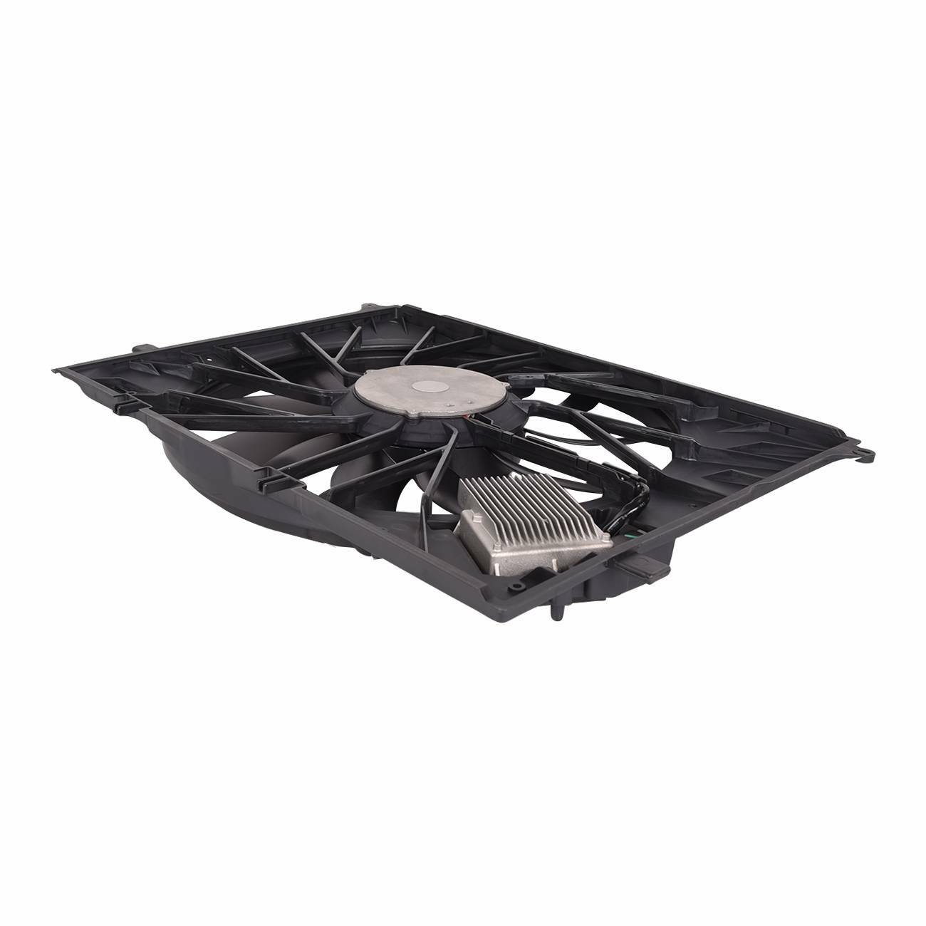 Radiator Cooling Fan Assembly Fits Mercedes W220 CL600 S600 CL55 CL65 ...