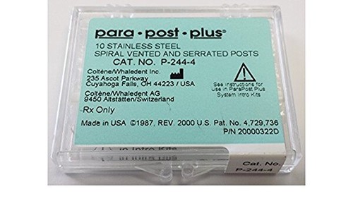 COLTENE P2444 ParaPost Plus P244-4 .040" (1.0mm) 10 stainless steel ...