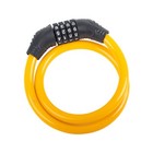 🎯Yellow Bike Lock 4-Digit Password Bicycle Resettable Combo Cable Chain ...