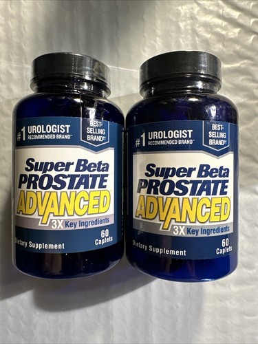 Super Beta Prostate Advanced Male Supplement 2Pack (120 Caplets) Exp:12 ...