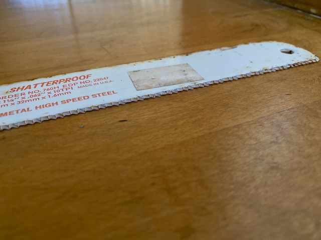 2 LENOX Hackmaster Steel Blade #22047 17"X11/4"X.062"X10TPI Bimetal ...