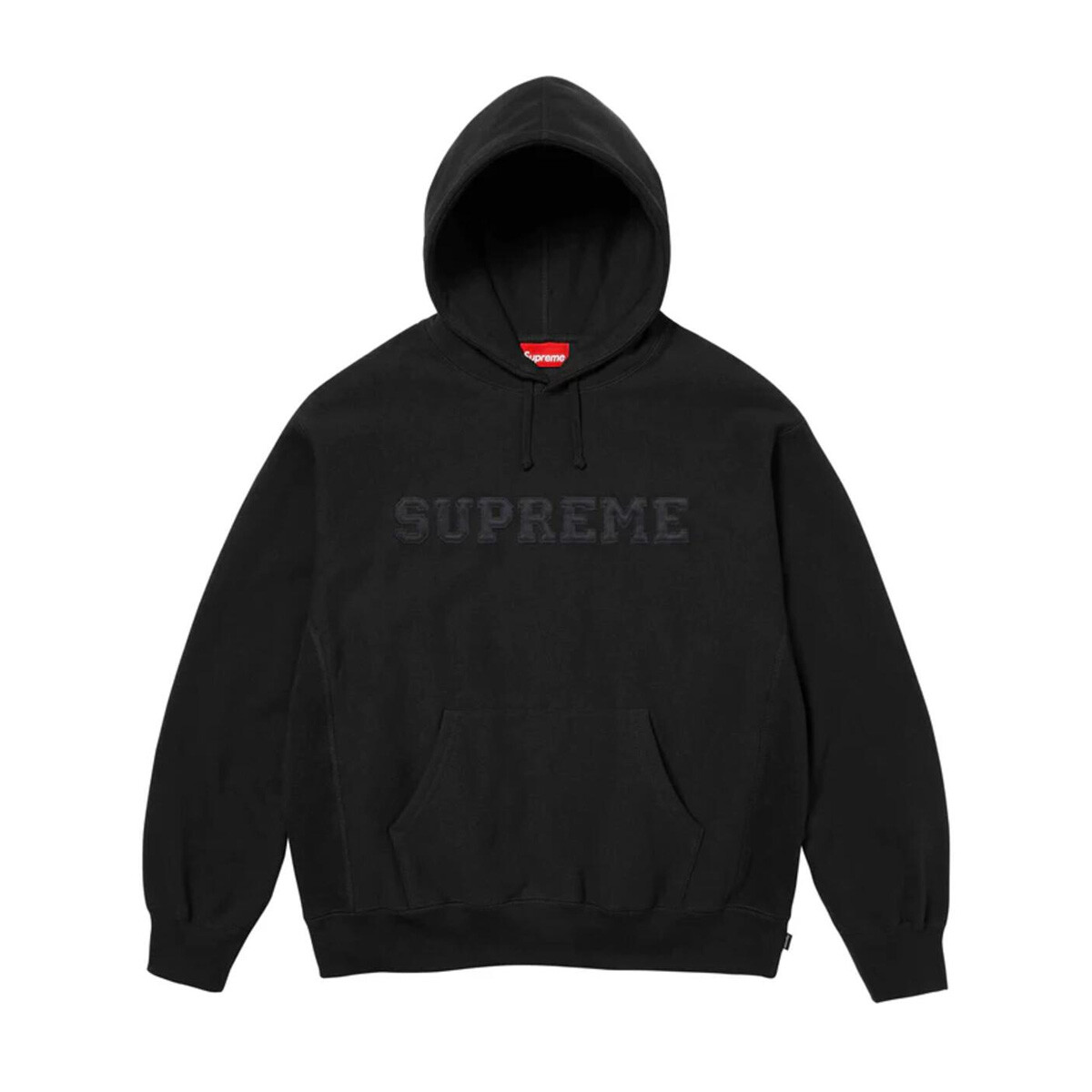 Supreme Hoodie Men Black SS24SW19 Pullover Long Sleeve