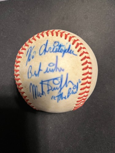 Personalized Autographed Baseball Mark Fidrych "The Bird" Detroit ...