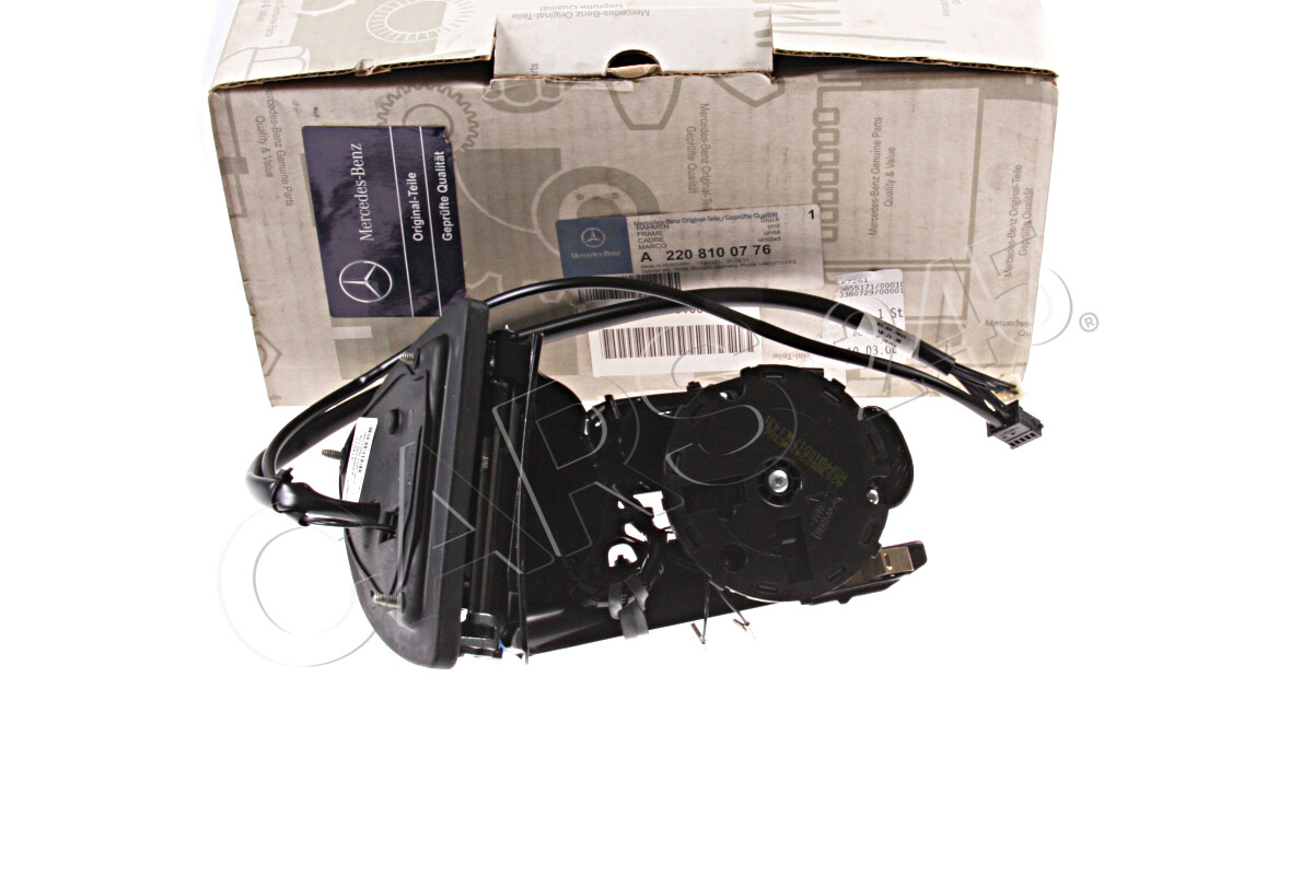 Genuine MERCEDES C215 W215 W220 Coupe Outside Rearview Mirror Frame ...