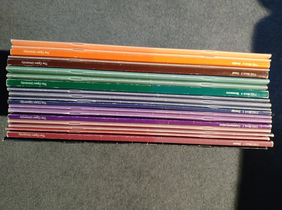 Open University T102 Living with Technology course books | eBay UK