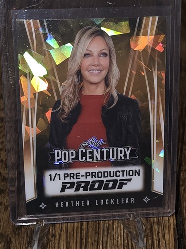 HEATHER LOCKLEAR 2025 Pop Century 1/1 Pre-Proof Be Still My Heart Gold ...