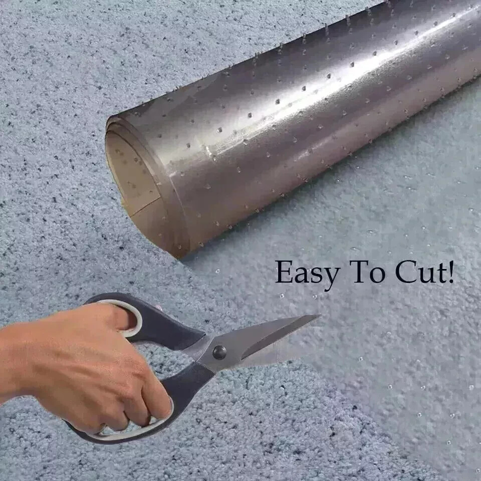 Vinyl Plastic Carpet Protector Clear Runner Home Office Hallway Film ...