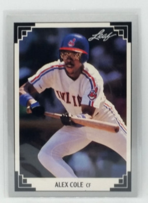 1991 Leaf #108 Alex Cole Card | eBay