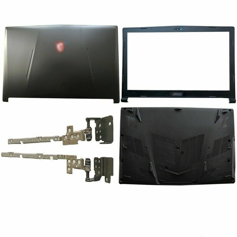 New for MSI GL63 GP63 MS-16P4 LCD Back Cover/Screen Bezel/Hinges/Bottom ...