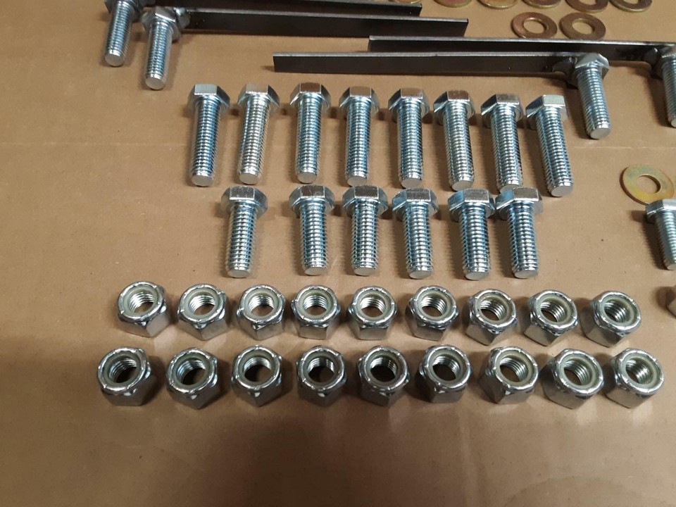 2011-2019 Chevy/GM 2500 3500 Fisher 7192 Snow Plow Mount Bolt Kit 41489 ...