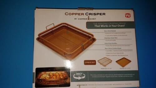 COPPER CRISPER BY COPPER CHEF Seen On TV -Turn Your Oven Into An Air ...