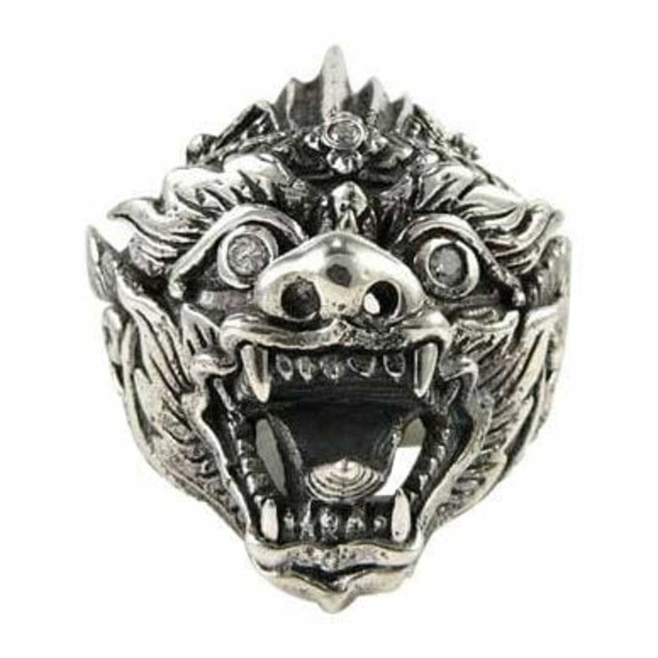 Sterling Silver Hanuman Tattoo Ring | eBay