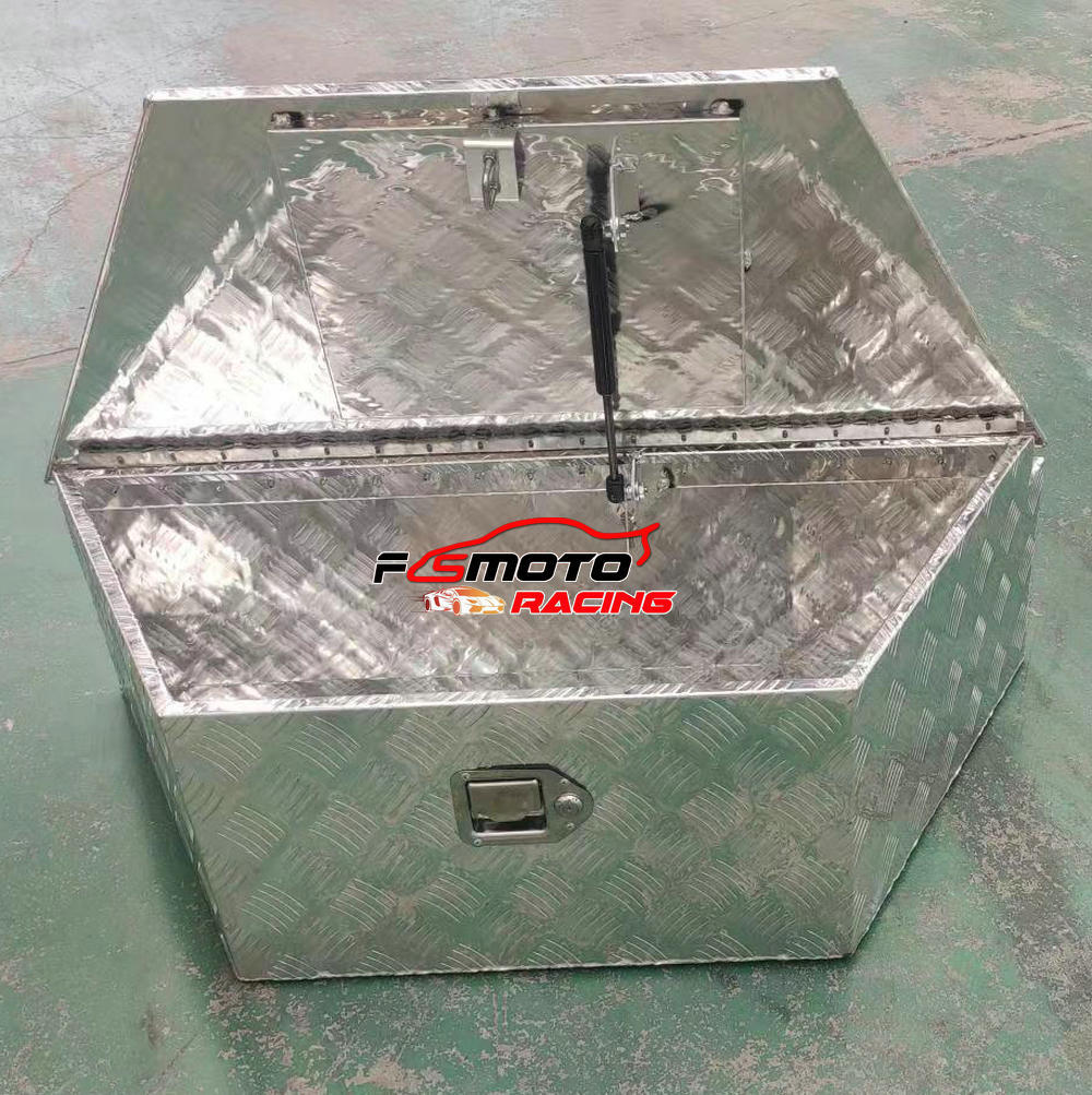 39"X16.5"X12" ATV Tool Box Silver Aluminum A-Frame Camper Trailer Tool ...