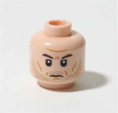 Lego Flesh Head For Minifigure Beard Stubble Gar Saxon Clone Wars Star ...