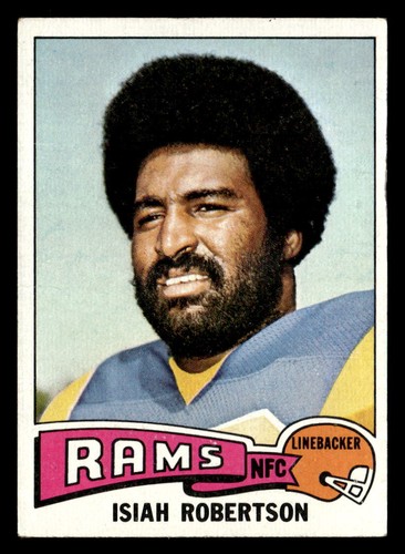 Isiah Robertson 1975 Topps Card #371 Los Angeles Rams | eBay