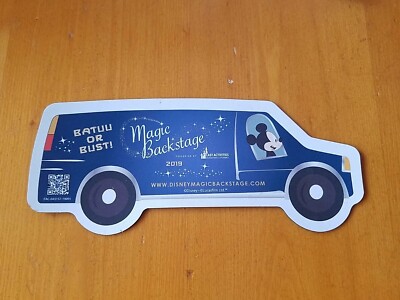 Disneyland Magic Backstage Magnet Cast Exclusive Mickey Driving Van | eBay