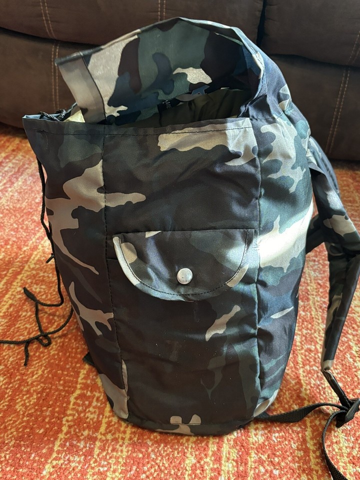 Vintage GI Joe ARAH Pak N Sak Backpack Sleeping Bag Hasbro Camping w ...