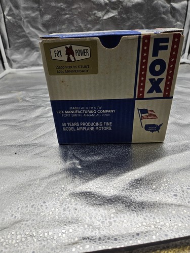 1998 Vintage Fox 35 Stunt 50th Anniversary Control Line Model Engine ...