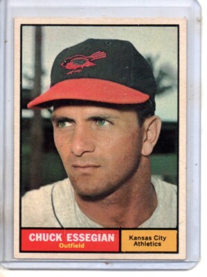 1961 TOPPS CHUCK ESSEGIAN #384 (EX/MT-NM) | eBay