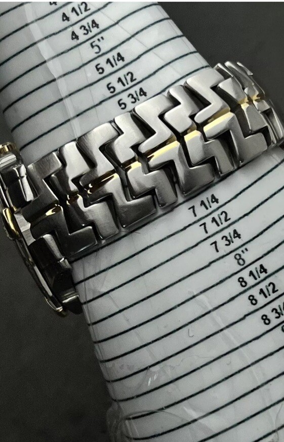 Vintage 1998 ACCUTRON Bulova Men’s 40mm Quartz Watch Date 18K SS ...