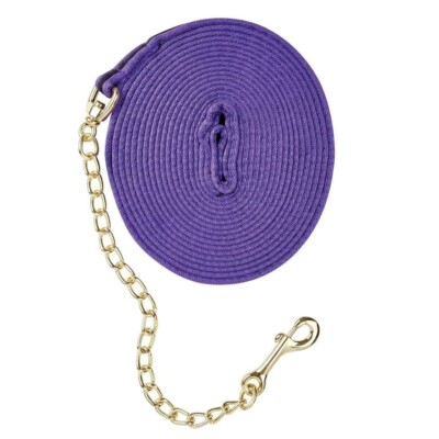 Kincade Padded Purple / Black Lunge / Rein Line With Chain mainland ...
