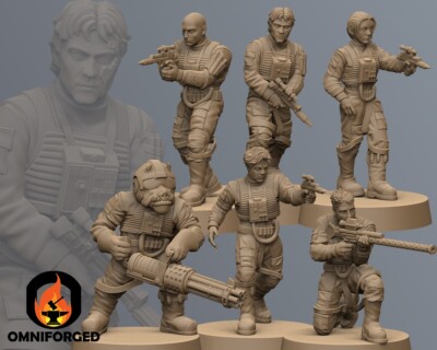 Rebel Wraith Squad 2 (6 Miniatures) - Star Wars Legion | eBay